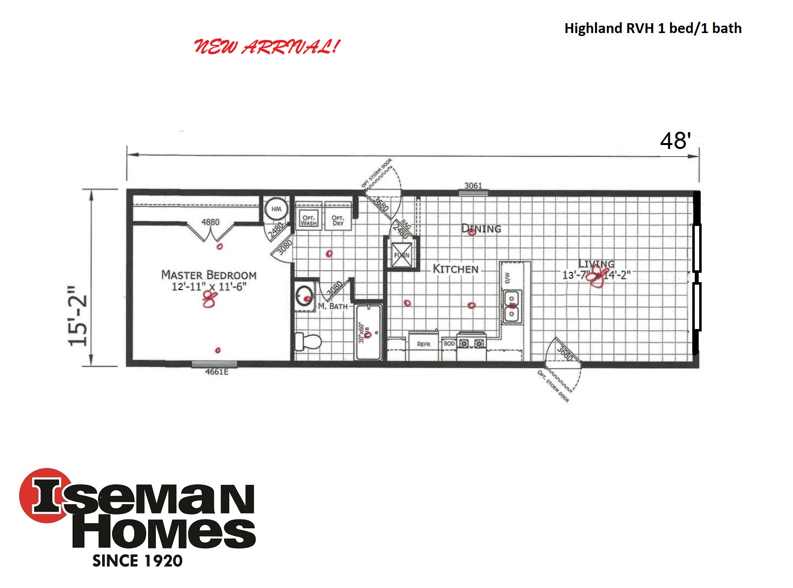 Nova 16x48 | Manufactured home from Iseman Homes